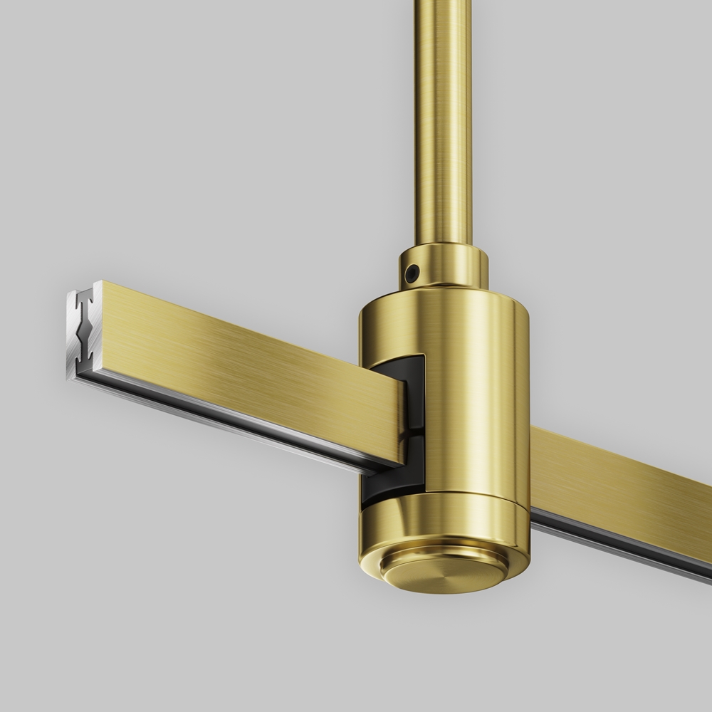 Шинопровод 1 м Flarity латунь TRX154-111BS купить в Москве от Maytoni